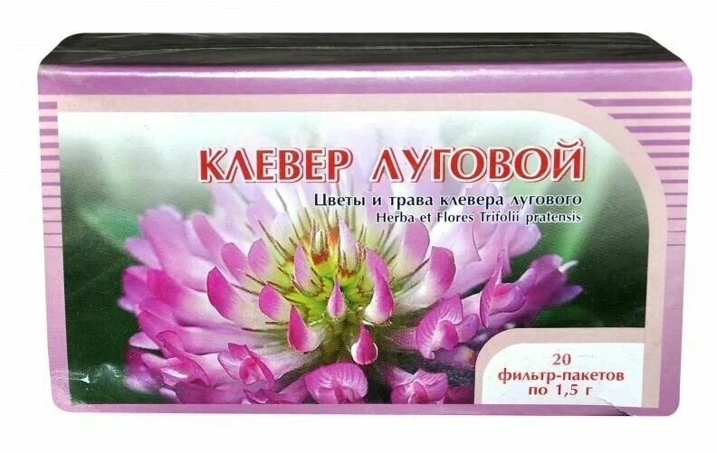 Травяной сбор Хорст клевер луговой, цветы и трава, 20 пакетиков