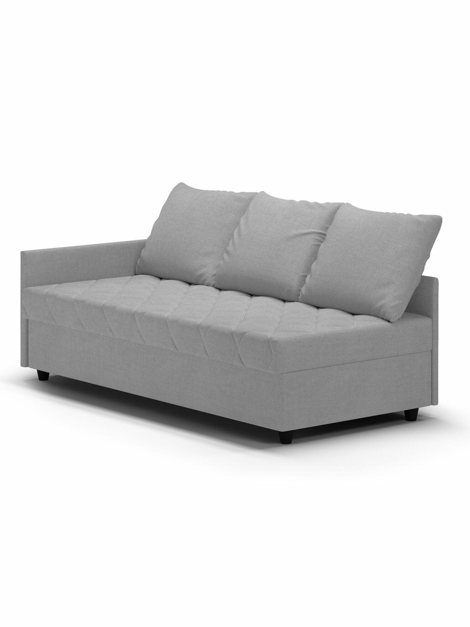 Кушетка WESTENY "ART-312 левая" 195x94x62, 90x190, 1 место, микровелюр Scandi20