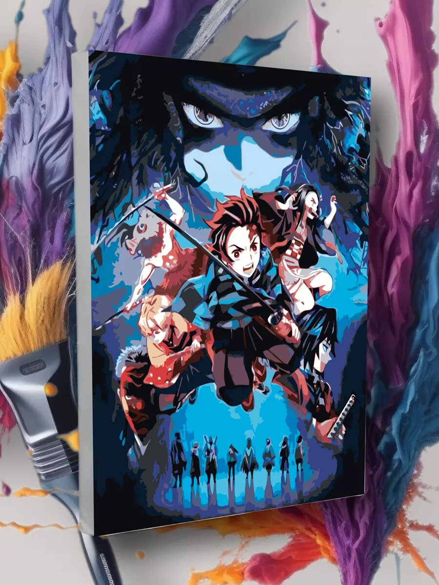 Картина по номерам Аниме