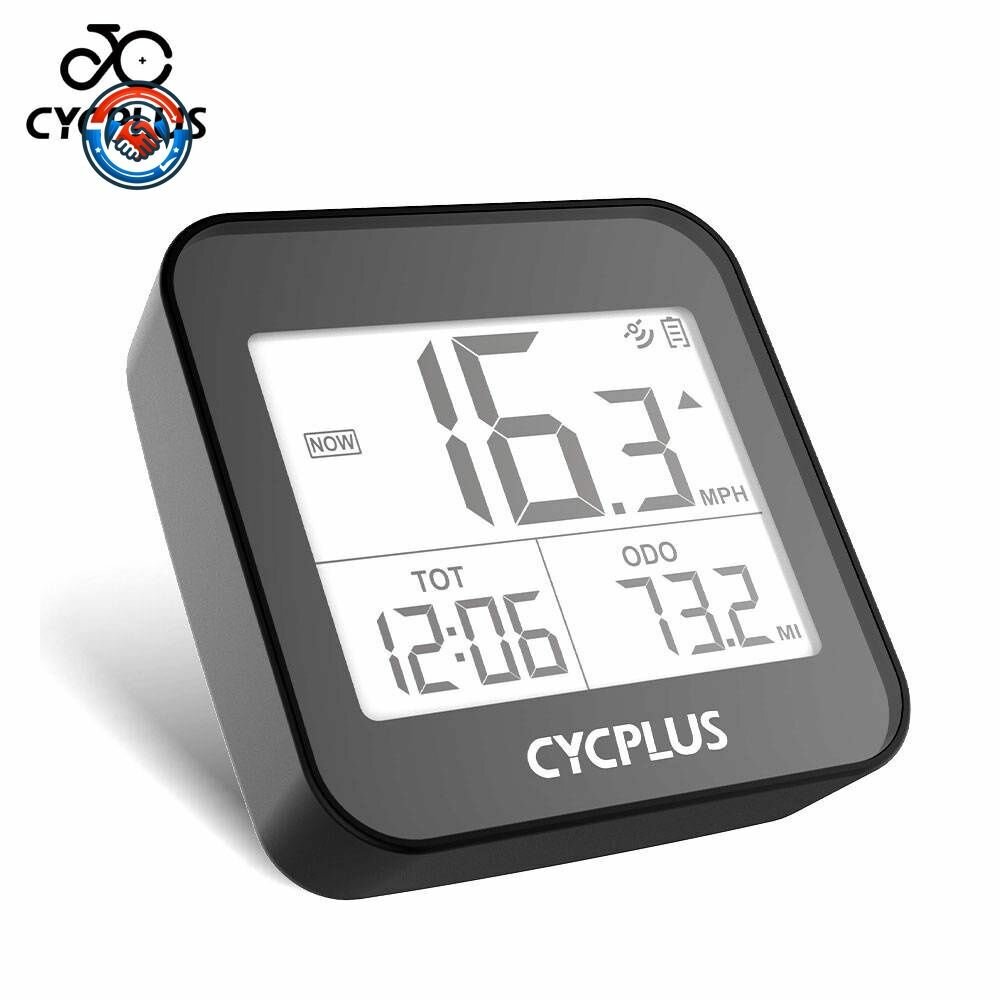 GPS велокомпьютер CYCPLUS G1, водонепроницаемый спидометр с 2-дюймовым экраном, 20 часов работы, беспроводной велосипедный секундомер для поездок и тренировок