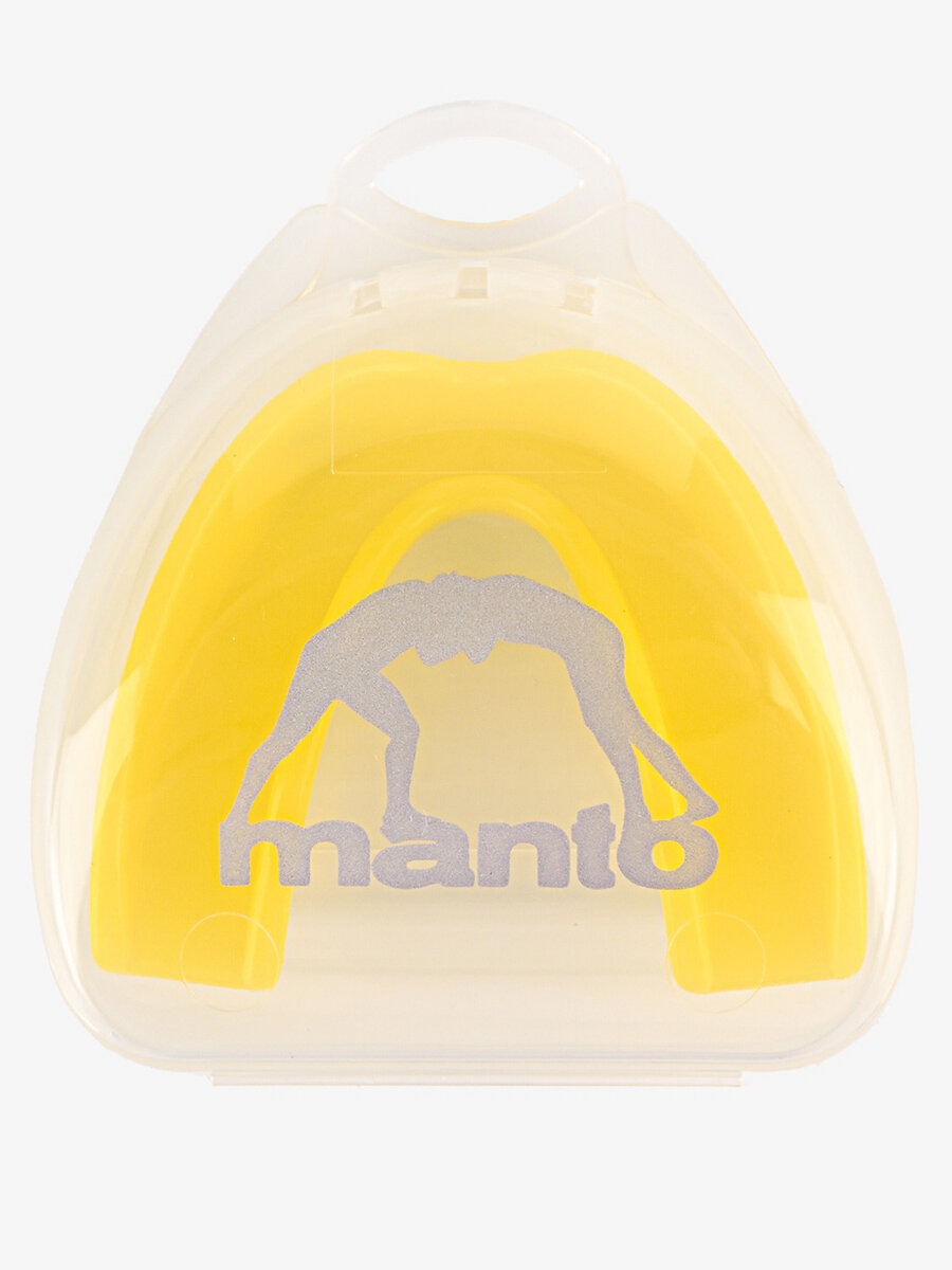 Боксерская капа для зубов Manto Basic Yellow для бокса и единоборств