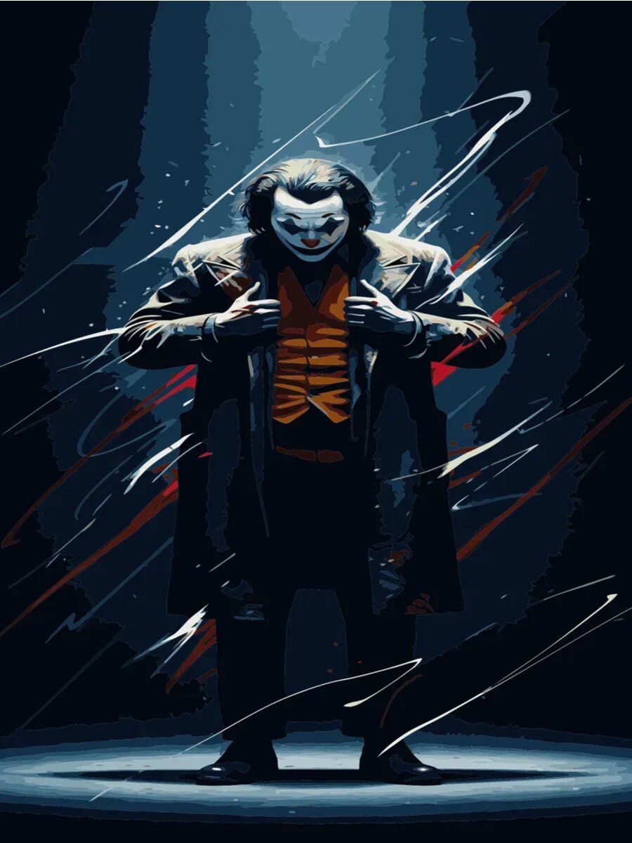 Картина по номерам джокер