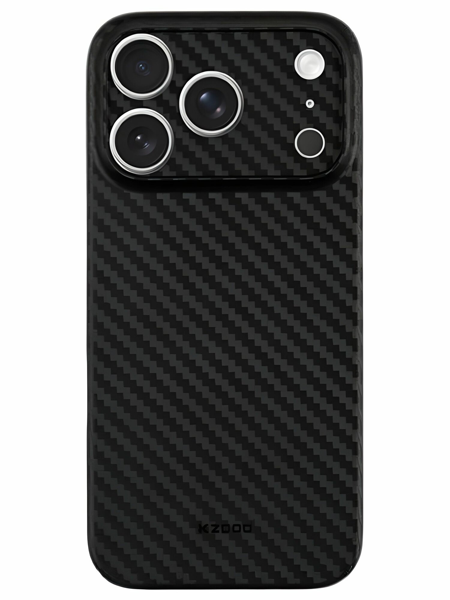 Чехол на iPhone 17 Pro, Air Carbon ультратонкий пластик, чёрный