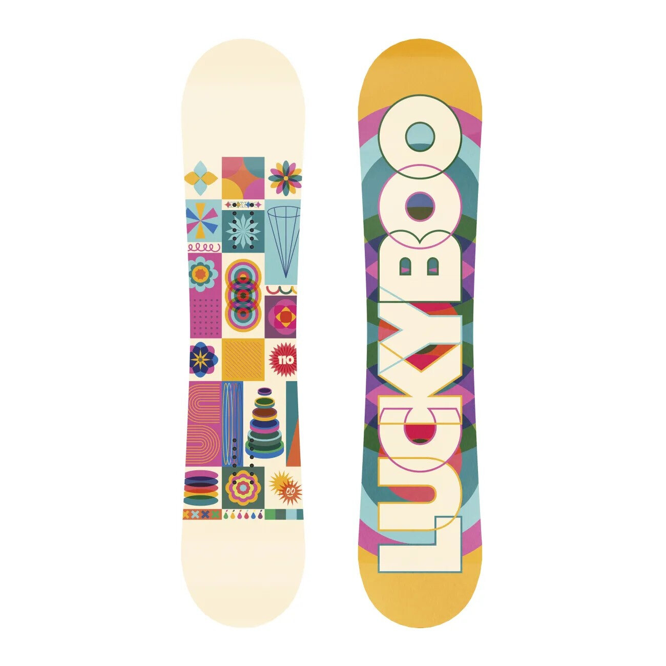 Сноуборд Luckyboo Cream, год 2025, ростовка 90см