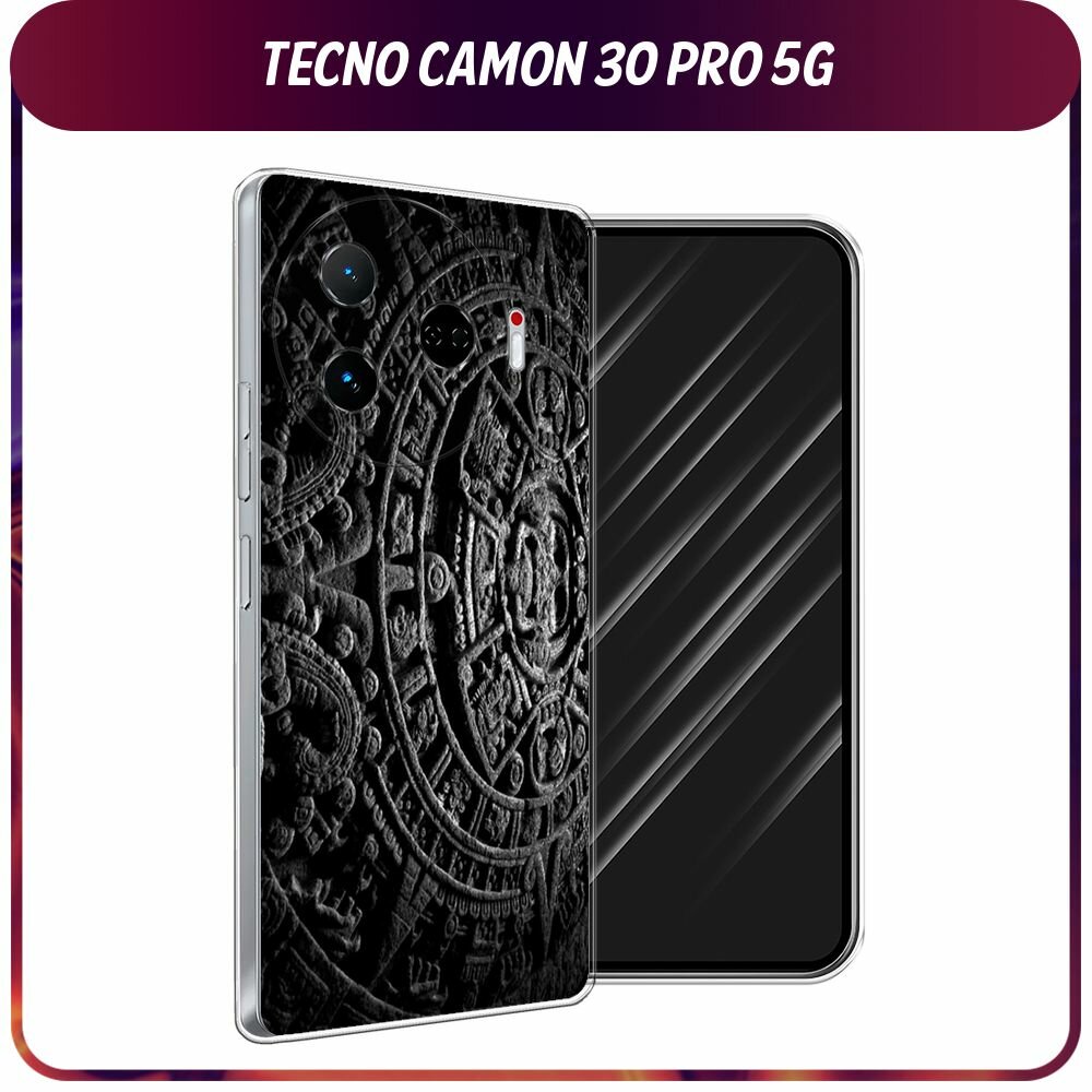 Чехол на Tecno Camon 30 Pro 5G / Текно Камон 30 Про 5G с принтом "Узоры ацтеков 3"