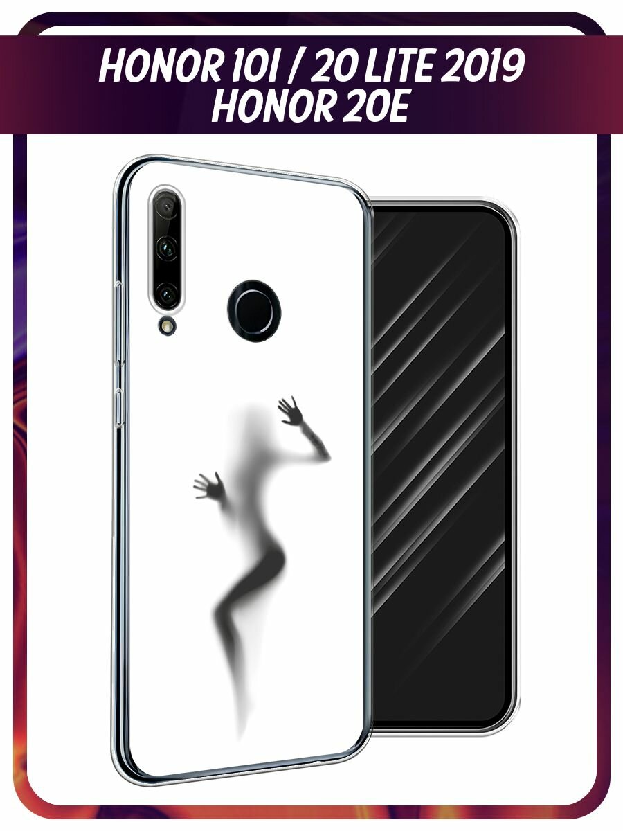 Чехол на Honor 10i/20 Lite 2019/20e/Huawei P Smart Plus 2019 / Хонор 10i с принтом "Девушка в душе"