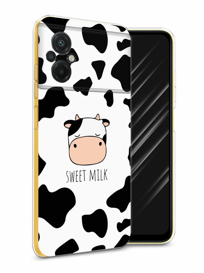 Чехол на Xiaomi Poco M5 / Сяоми Поко M5 с принтом Sweet milk