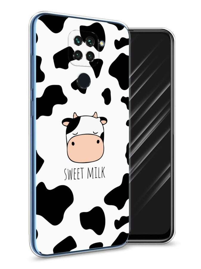 Чехол на Xiaomi Redmi 10X/Note 9 / Сяоми Редми 10Х/Редми Нот 9 с принтом Sweet milk