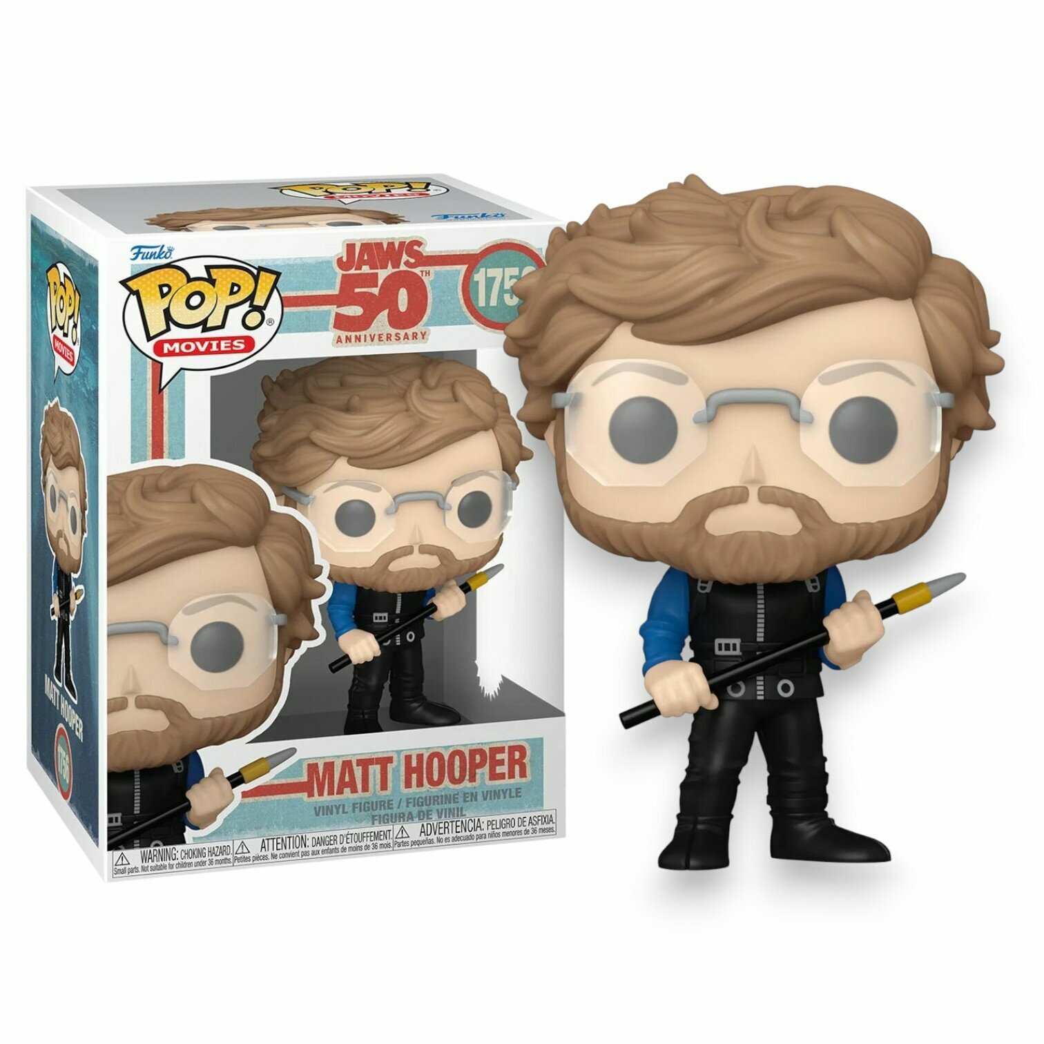Фигурка Funko Pop! коллекционная Хупер "Челюсти Юбилей" 1756, оригинал (Фигурка Фанко Поп)