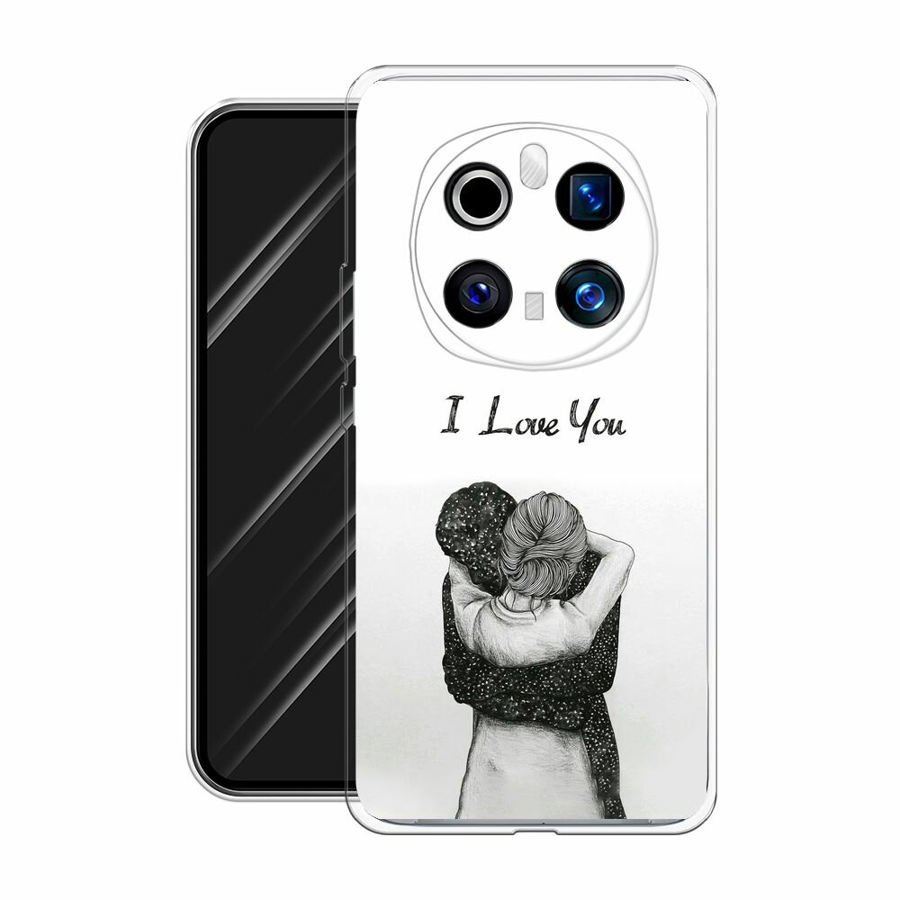 Чехол на Honor Magic 7 Pro / Хонор Мэджик 7 Про с принтом I love you 1 — фото 1