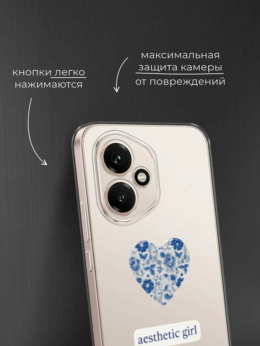 Чехол на Honor 400 / Хонор 400 с принтом "Aesthetic girl" — фото 1