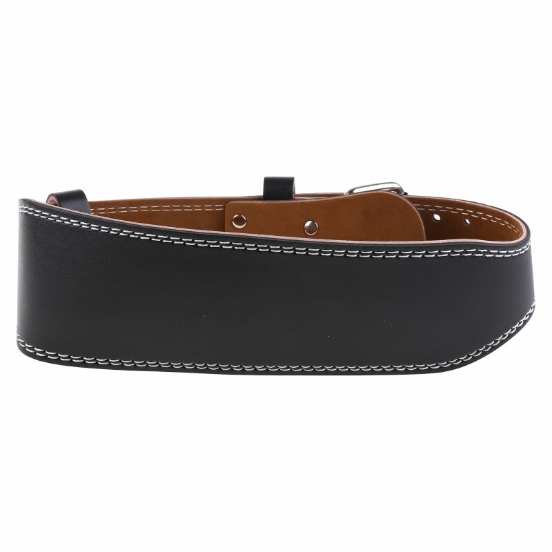 Фитнес-пояс для становой тяги из искусственной кожи тяжелой атлетики-L