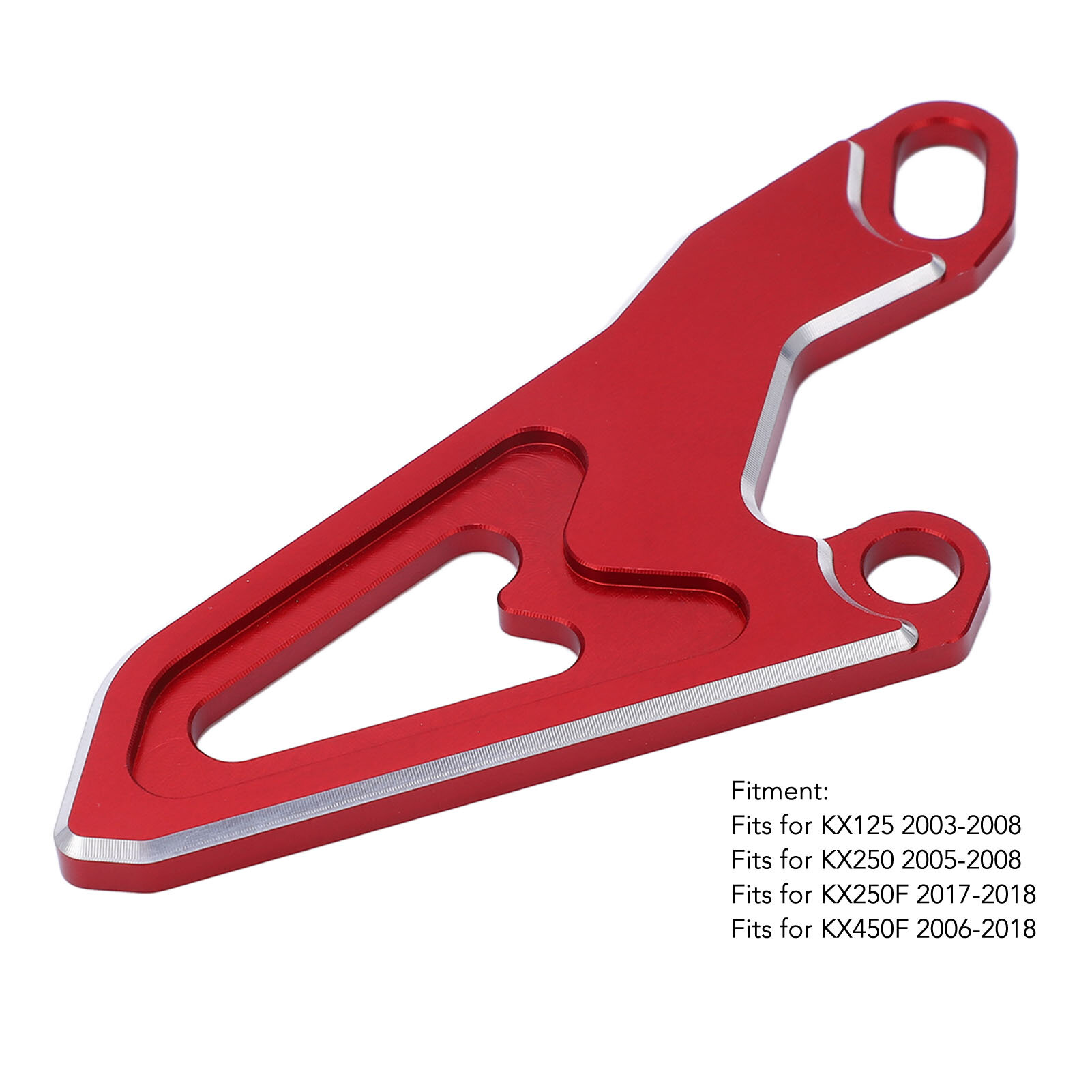 Защитный кожух передней звездочки мотоцикла, металлический чехол для цепи, защитный чехол для KX125 KX250 KX250F, красный