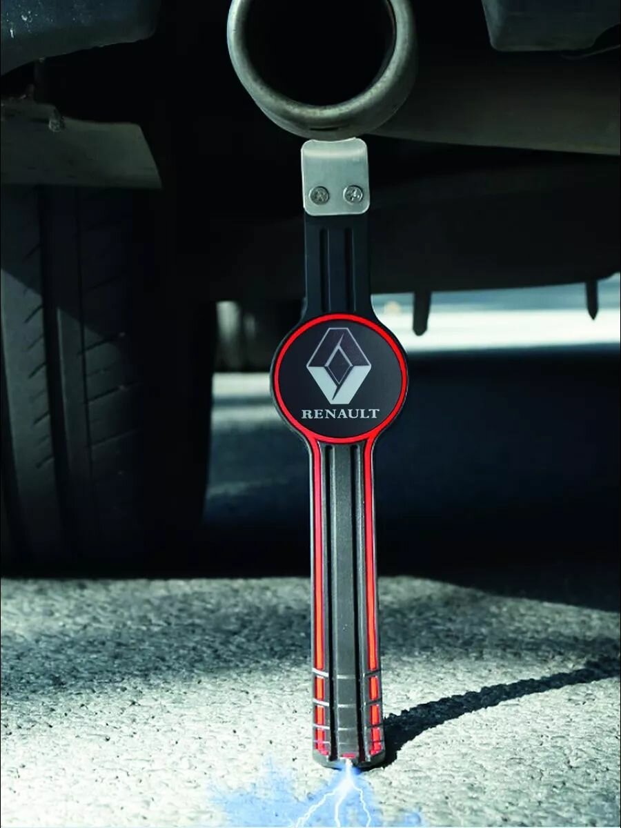 Антистатик заземлитель для автомобиля Renault силиконовая лента 40 см для снятия статического заряда и защиты кузова