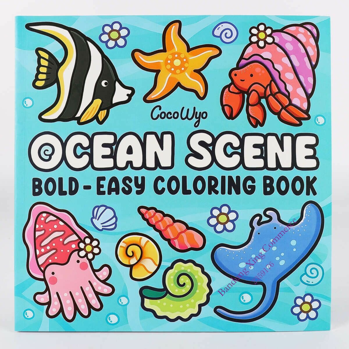 Раскраска антистресс для взрослых и подростков Coco Wyo -Cute Sea Animals 12