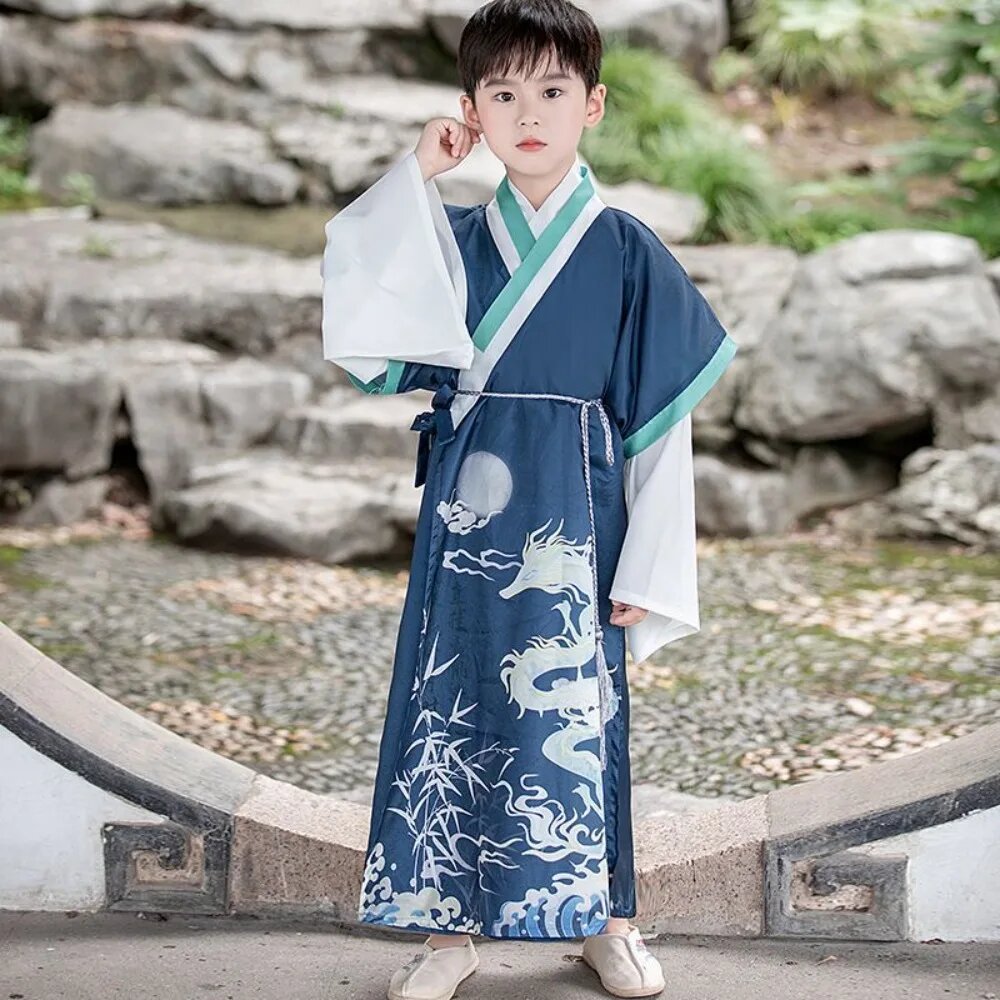 Детский ханьфу из лен и полиэфирсульфона 130