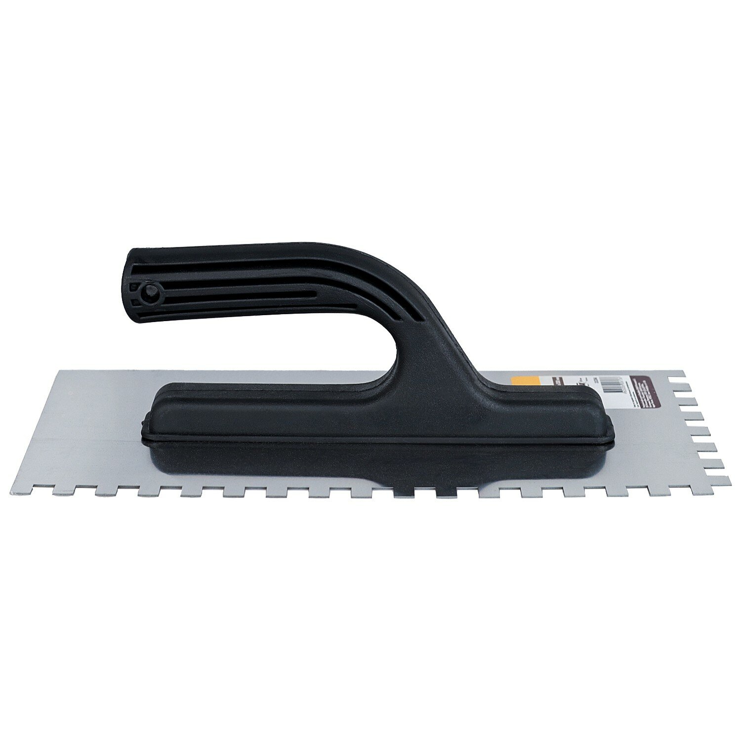 Бибер гладилка 130×270 мм из нержавеющей стали, зуб 8×8 мм для обработки поверхности