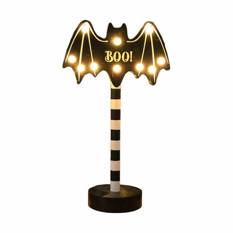 Съемные светящиеся украшения для Хэллоуина -Летучие мыши