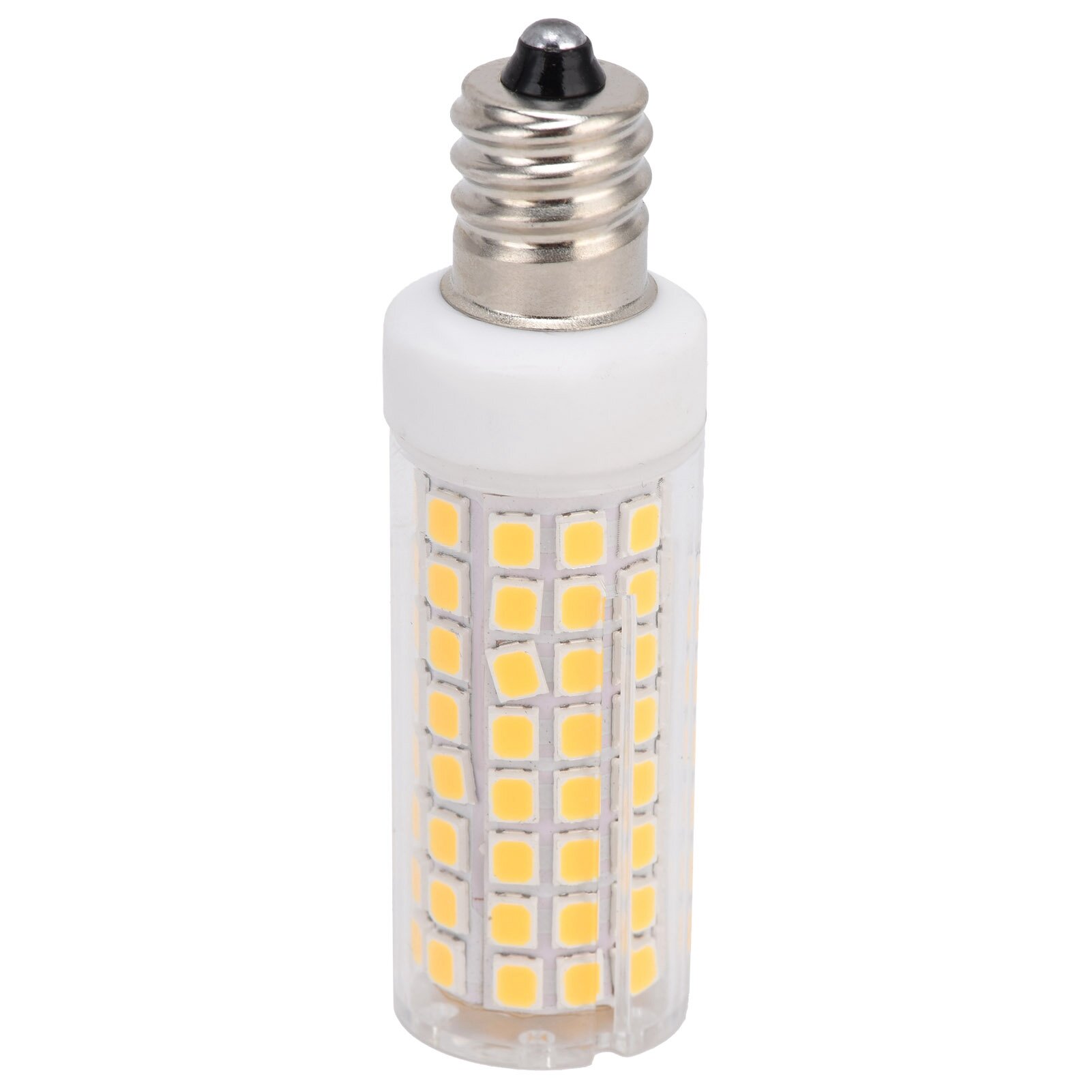 E12 102LED лампа 1000LM Кукурузная лампа с регулируемой яркостью Источник света для настольных ламп Люстры 110 В 10 Вт Теплый белый