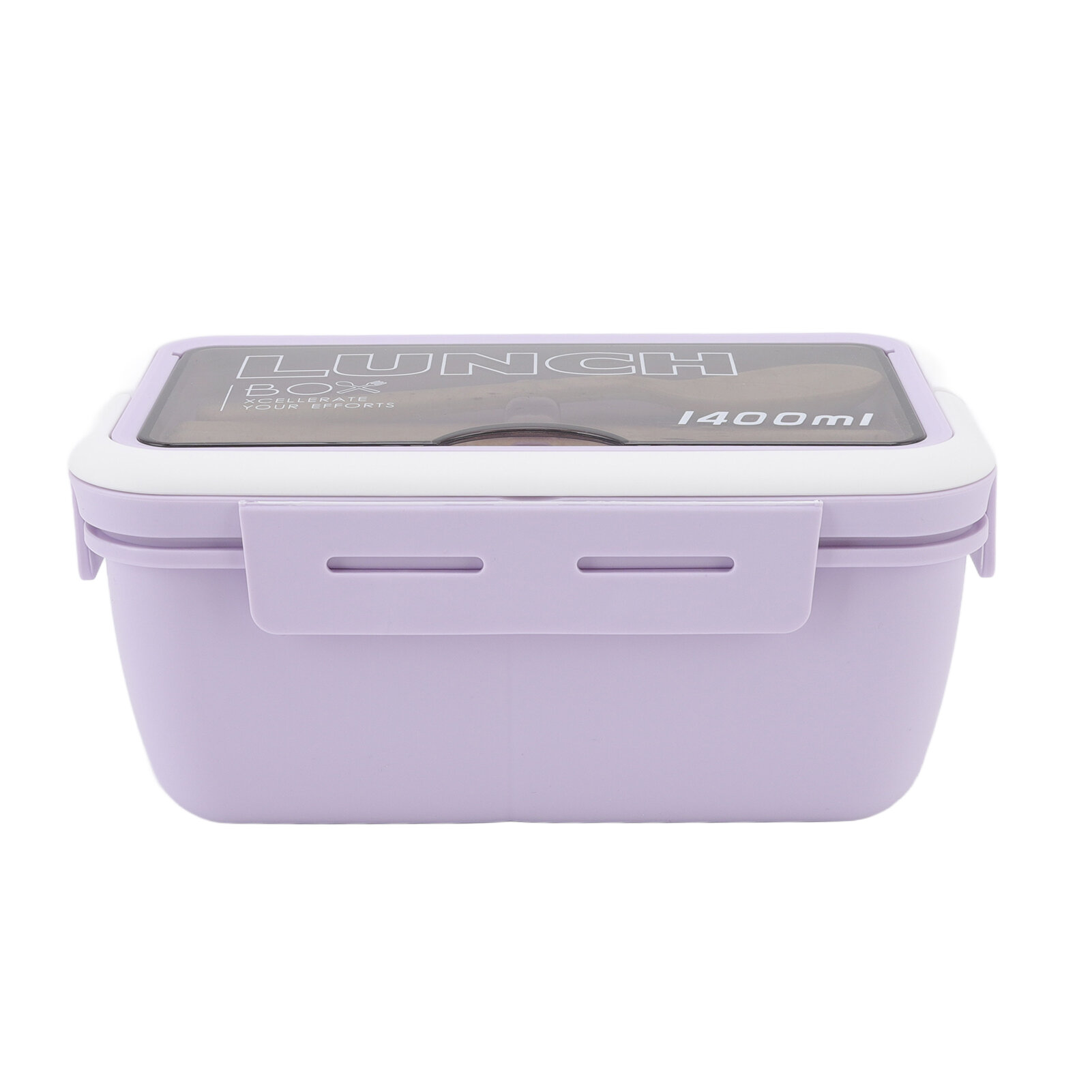 3 отделения Bento Boxes 1400 мл Большая емкость Хорошо герметичный термоконтейнер для обеда для детей Студентов Рабочих Школ Офиса Фиолетовый