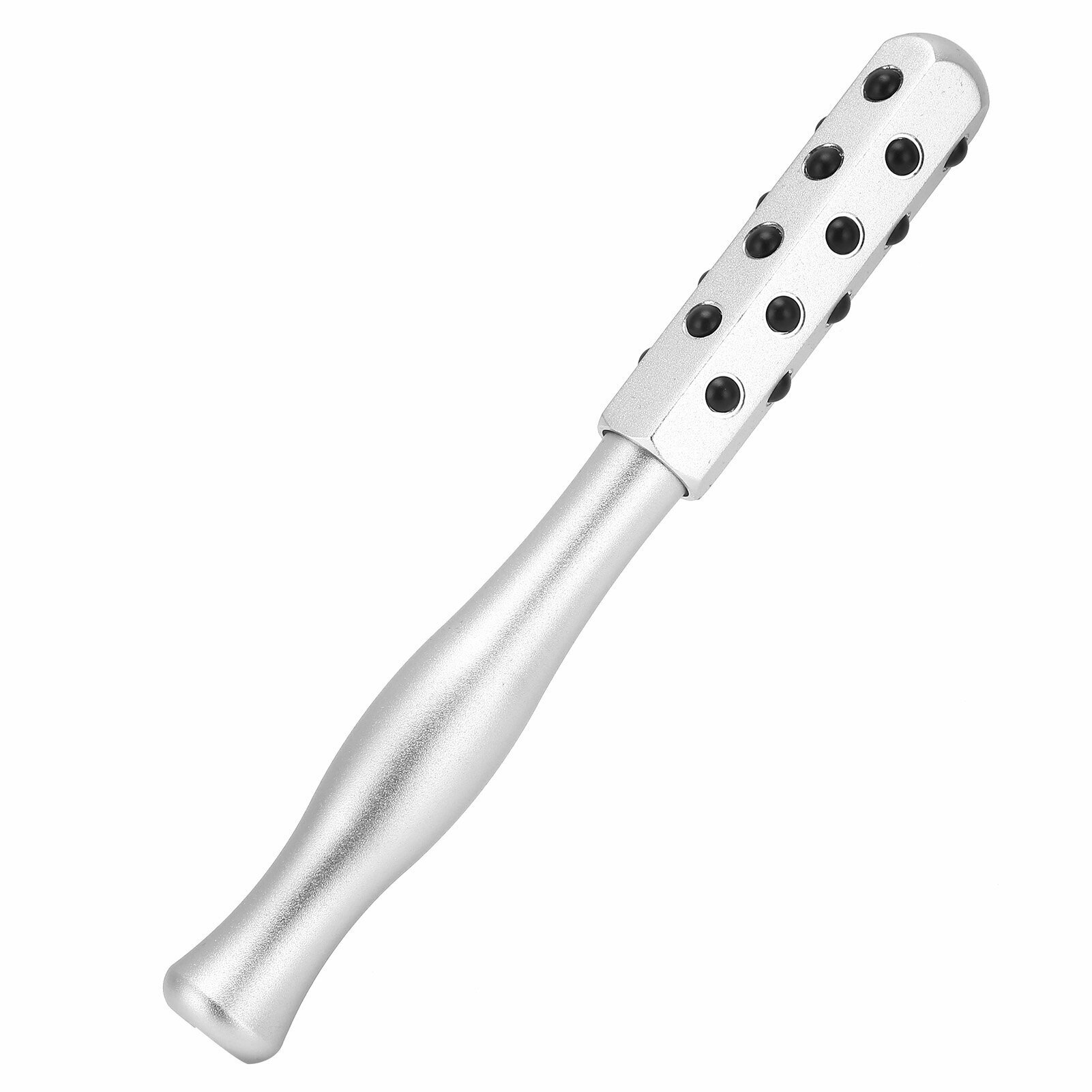 Германиевый массажер для лица Beauty Stick для кожи лица для похудения, лифтинг, укрепляющий роликовый массажер, серебро