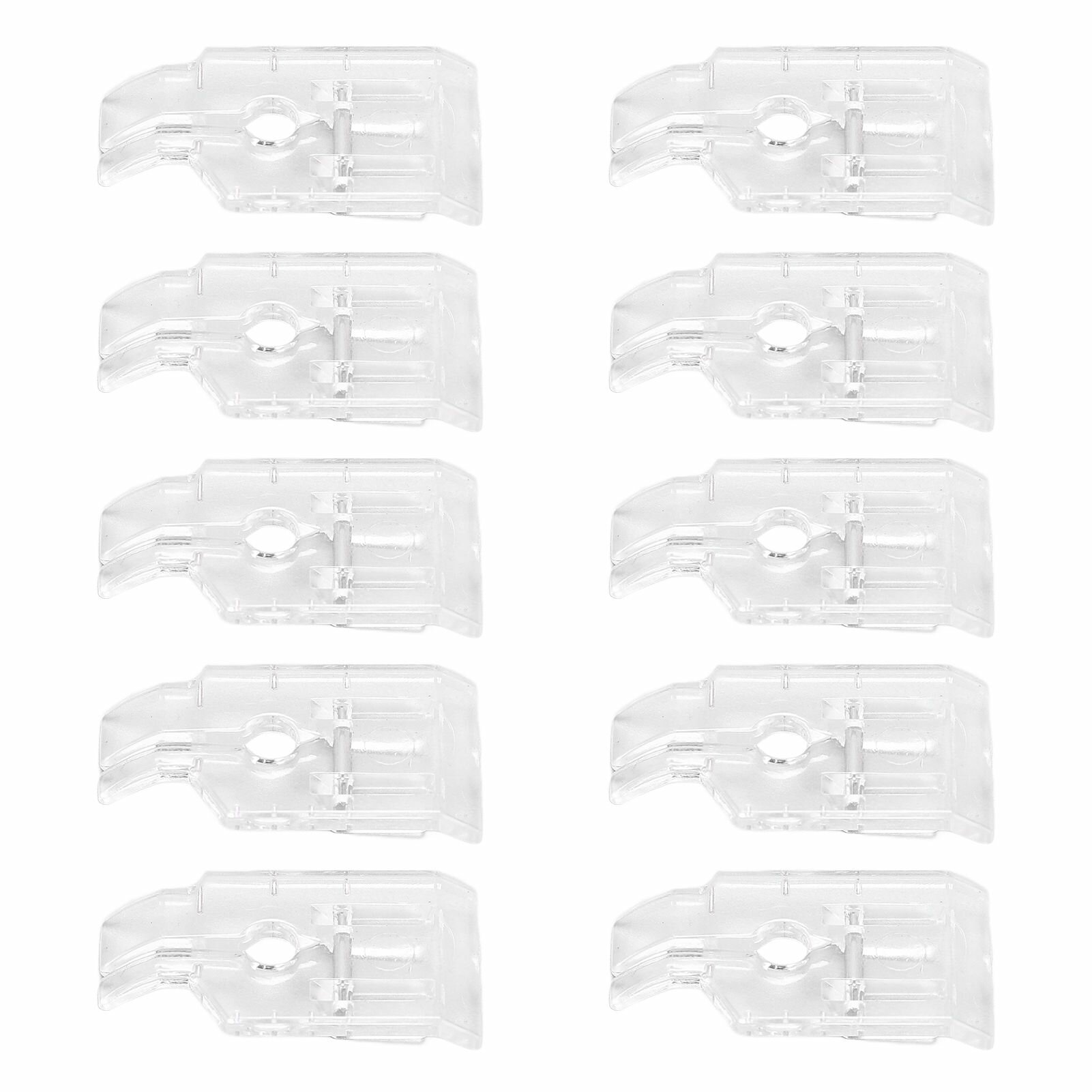 10 шт, прижимная лапка для присоединения к краям, пластиковая, высокая точность, многоцелевая, простая, практичная, прижимная лапка для квилтинга