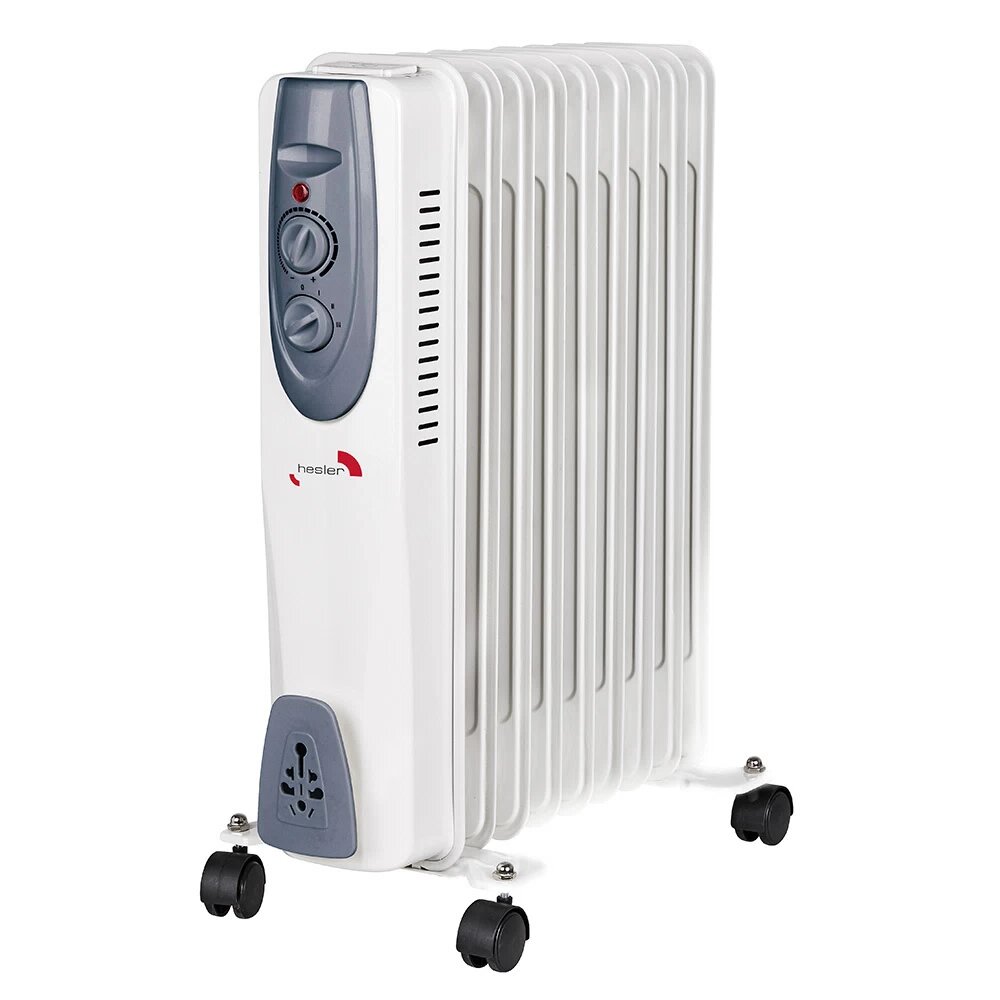 Обогреватель масляный Hesler 2000 Вт 9 секций (HS-OH-092001) Hesler HS-OH-092001