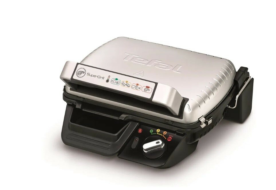 Электрогриль Tefal GC450B32, антипригарное покрытие, 2000 Вт