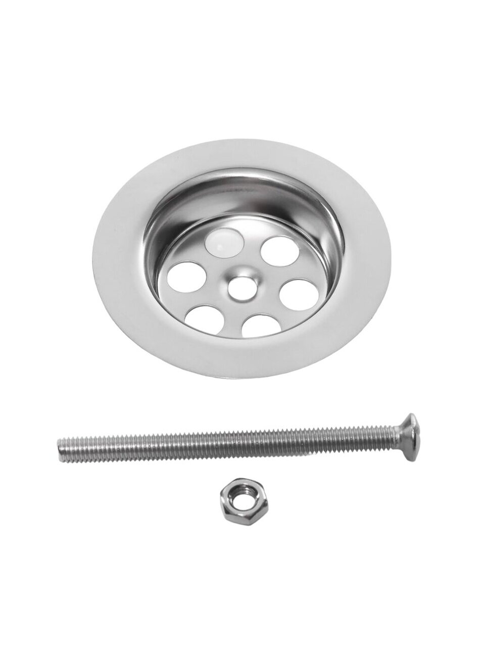 Решетка для выпуска сифона (нержавеющие чашка+винт), инкопласт, RK-01