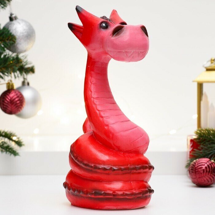 !09 Фигура "Красный дракон" 23 см.