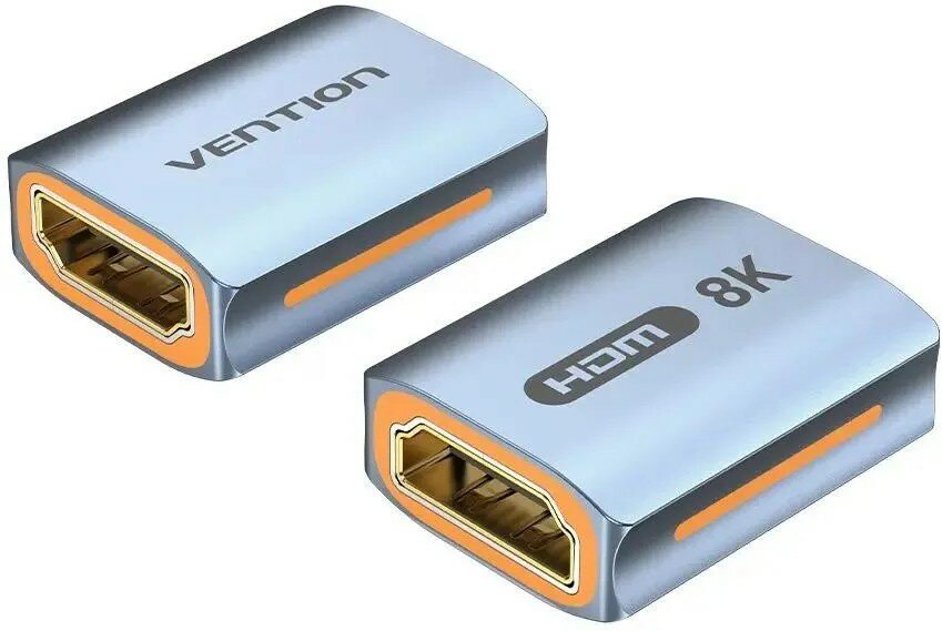 Vention Переходник HDMI2.1 19F<->HDMI2.1 19F Vention AIUH0, позолоченные контакты (ret)