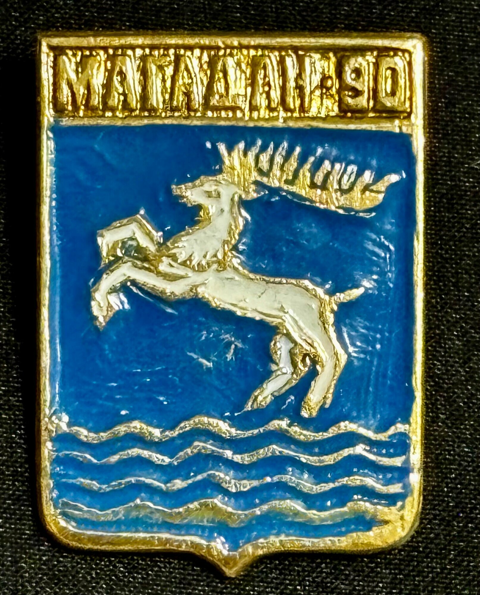 Значок СССР Магадан герб #21