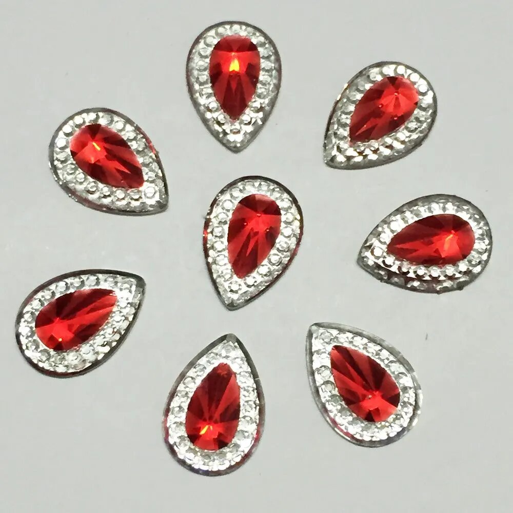 Капли воды из смолы Toiewy 80 шт Красный, RED