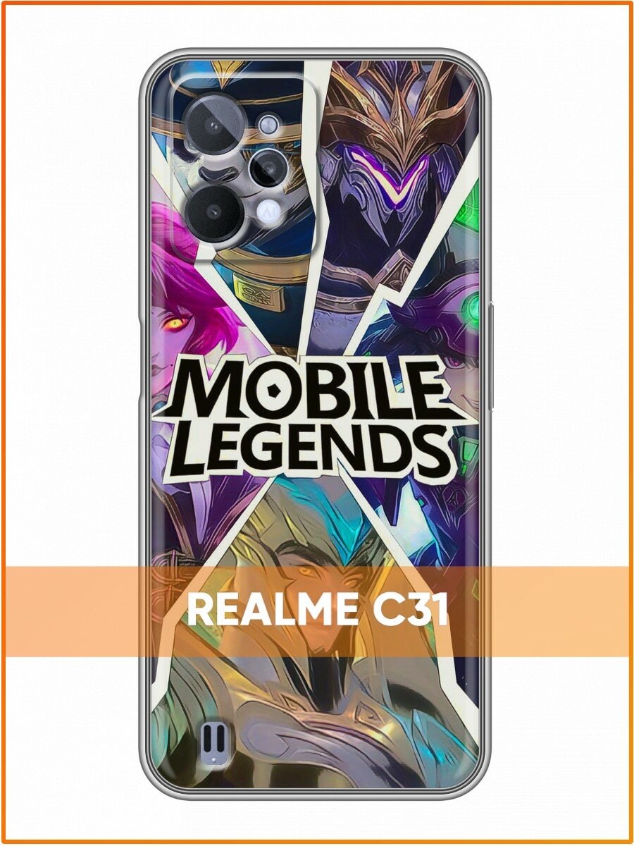 Чехол для Realme C31 с принтом Для мальчиков Mobile Legends (Реалми С31)