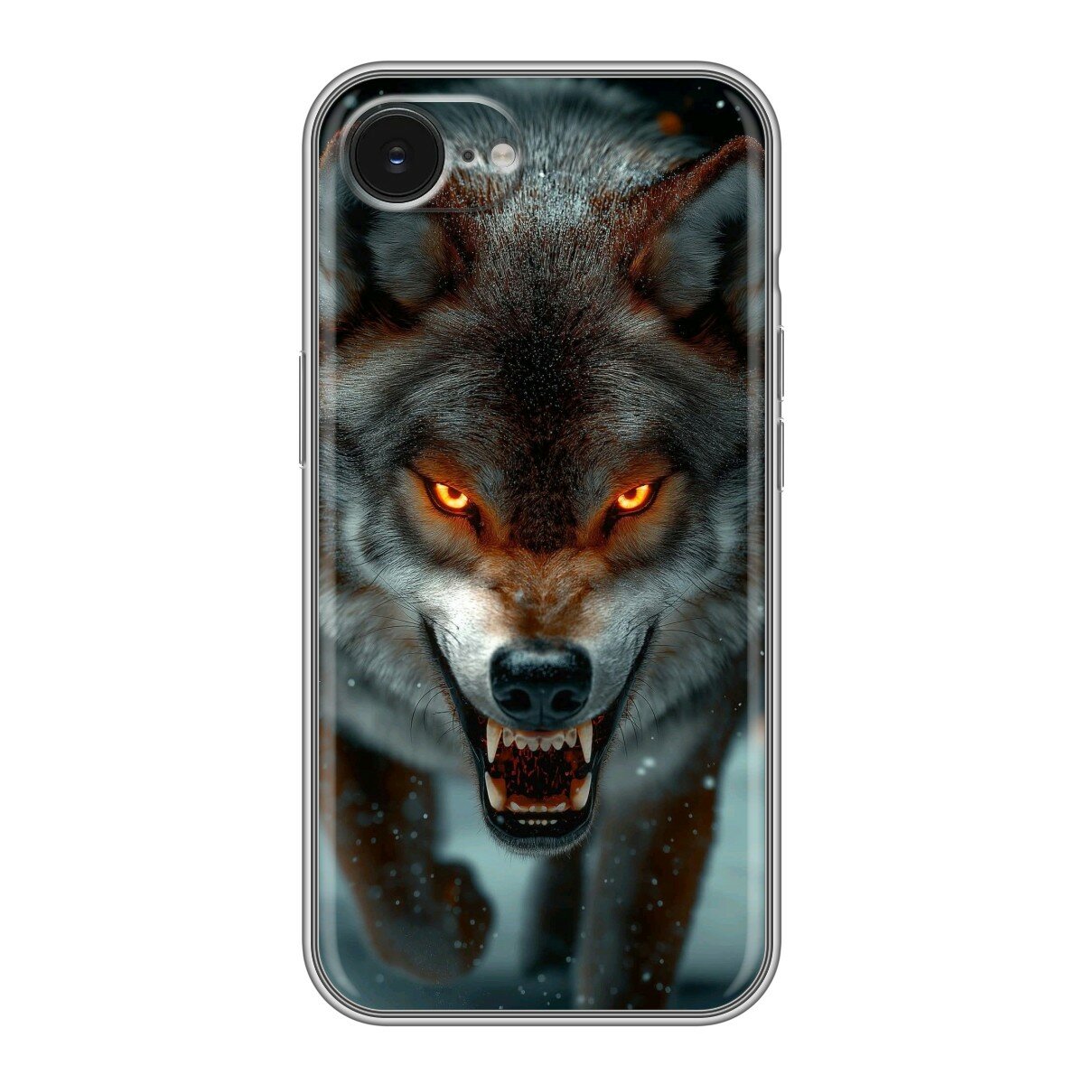 Чехол для Iphone 17e с принтом для мужчин с Волком (Айфон 17е) — фото 1