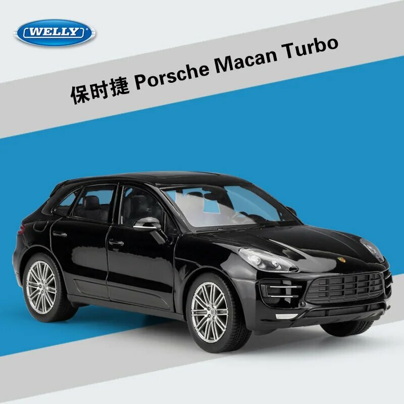Модель автомобиля WELLY Porsche Macan Turbo 1:24