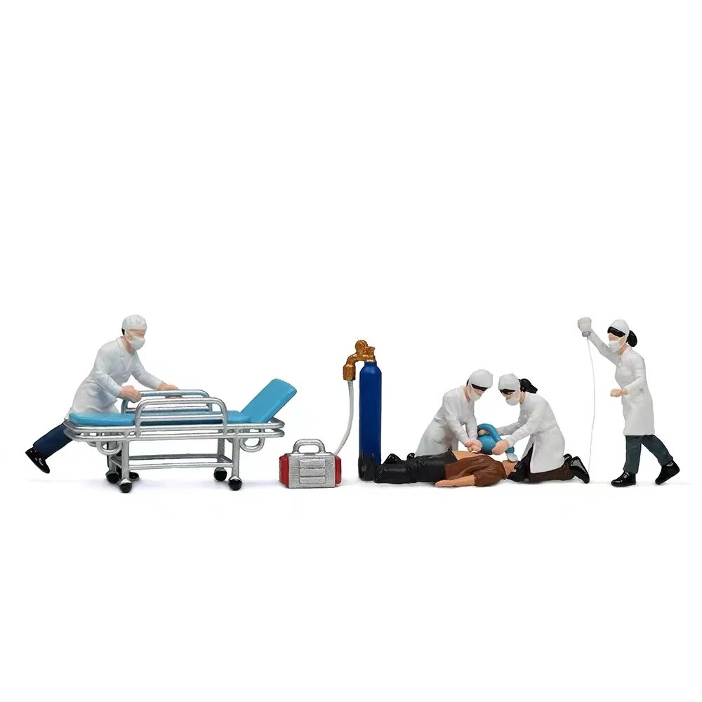 Миниатюрная фигурка полиции GSF 1:87 a set