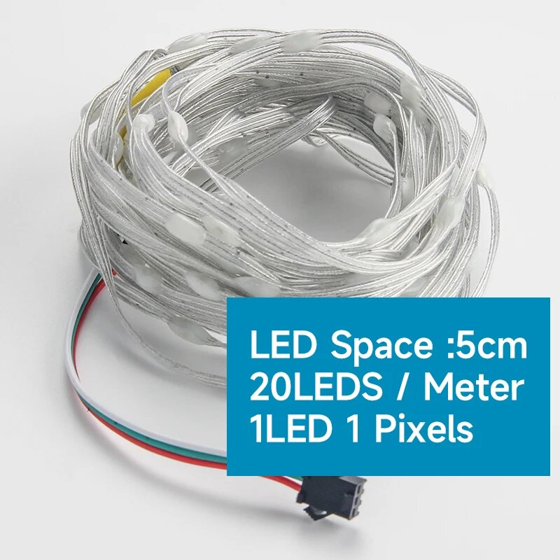 RGB IC светодиодная лента KTRLIGHT WS2811, 10 метров, 5cm pitch