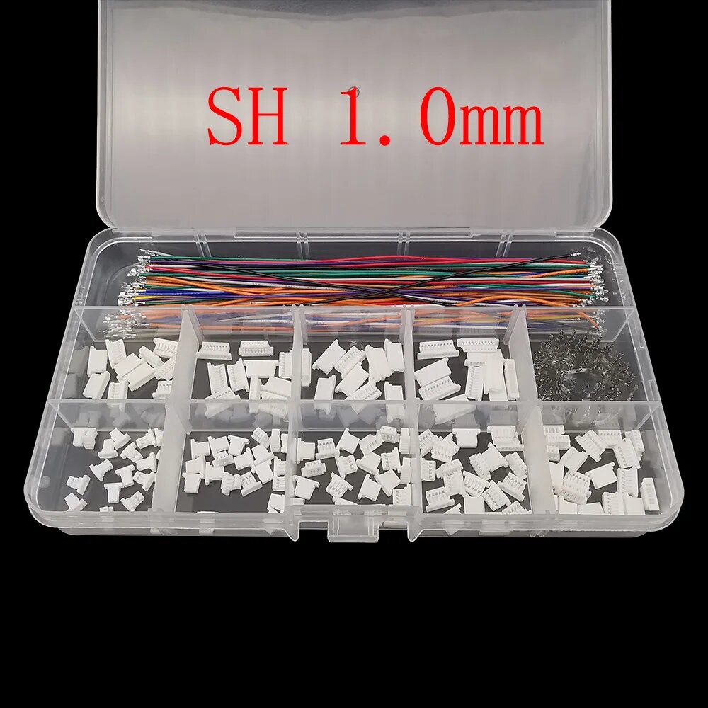 LOCHEUK разъем JST SH 1.0мм 2-10 pin набор проводов 28AWG