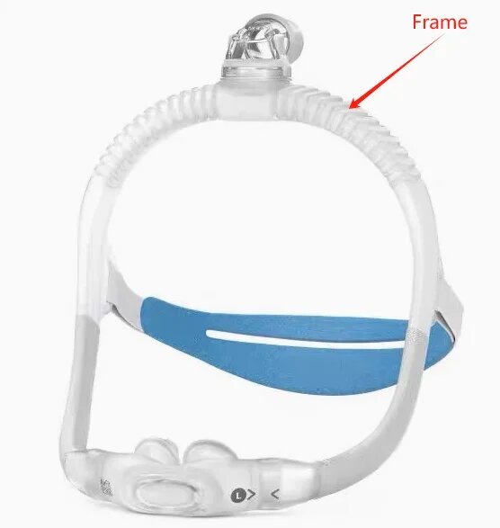Оригинальные детали Airfit P30i, включает ремешок, рамку, подушку (M/L/S), регулируемые и удобные принадлежности для носа, обеспечивающие требованиям