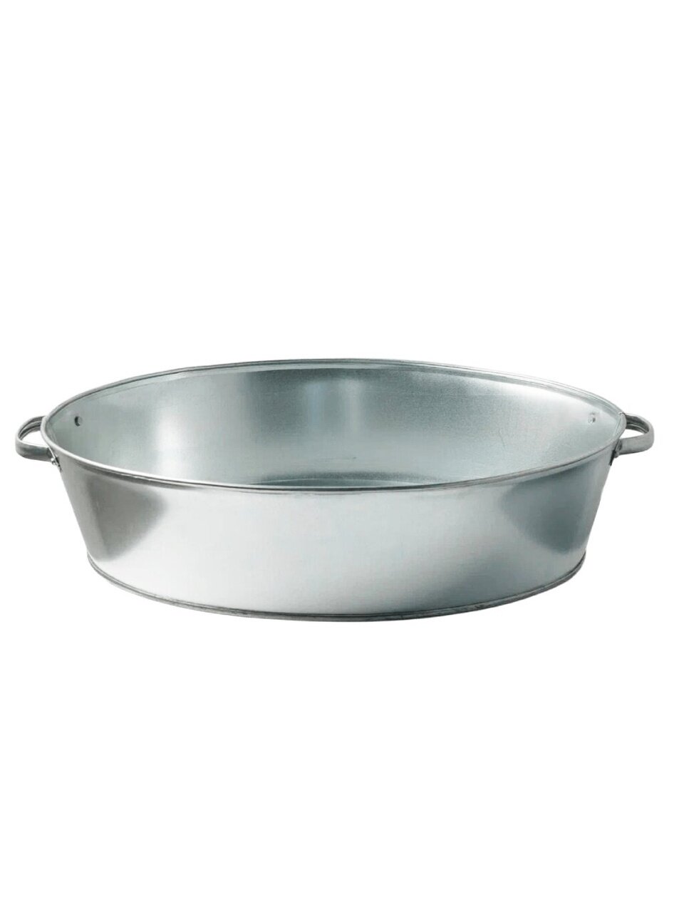 Шуйская посуда Таз металлический оцинкованный 13 л с ручками