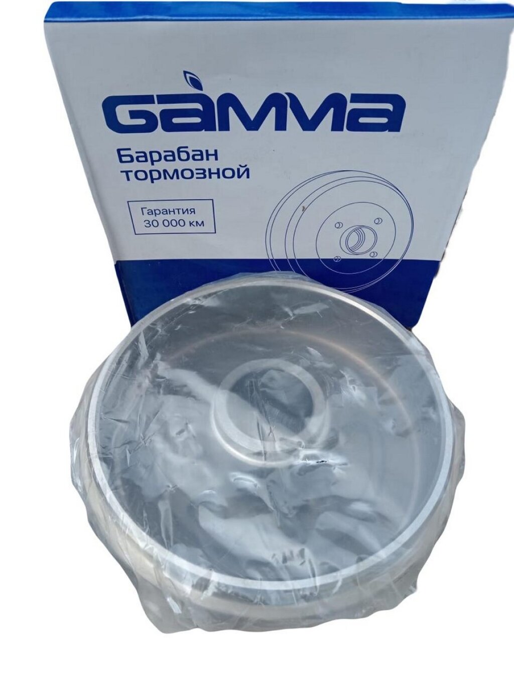 Барабан тормозной "LADA X-RAY, LADA Vesta" "GAMMA" без подшипника и кольца АБС d=203 мм