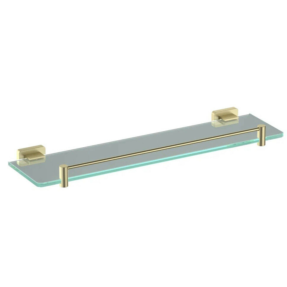 Полка стекло 50 см. матовое золото Schein Klimt 9272BG