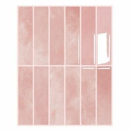 Самоклеящиеся стеновые панели наклейки pозовый, для ванной, гостиной, декора помещений и мебели, фартук для кухни на стену . Имитация кафельной плитки 22.9*29см. Комплект - 5 шт