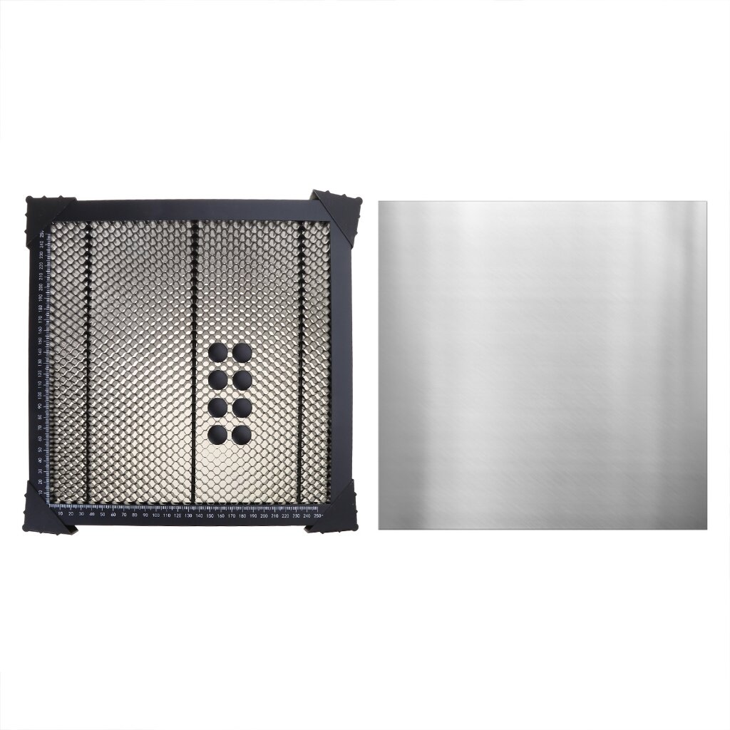 Комплект алюминиевых пластин в виде сот-30Х30см