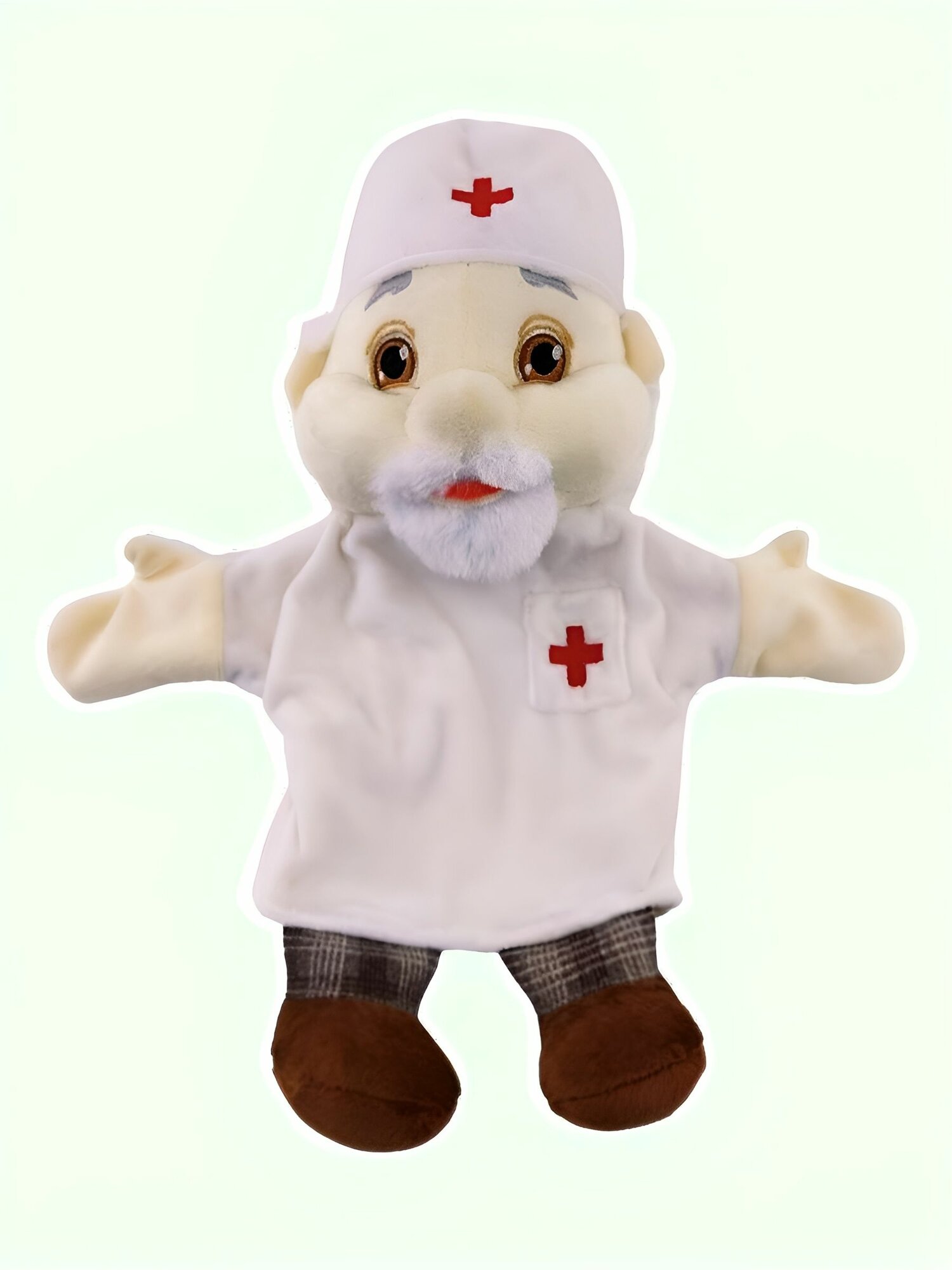 Кукла игрушка, перчатка на руку для кукольного театра Айболит