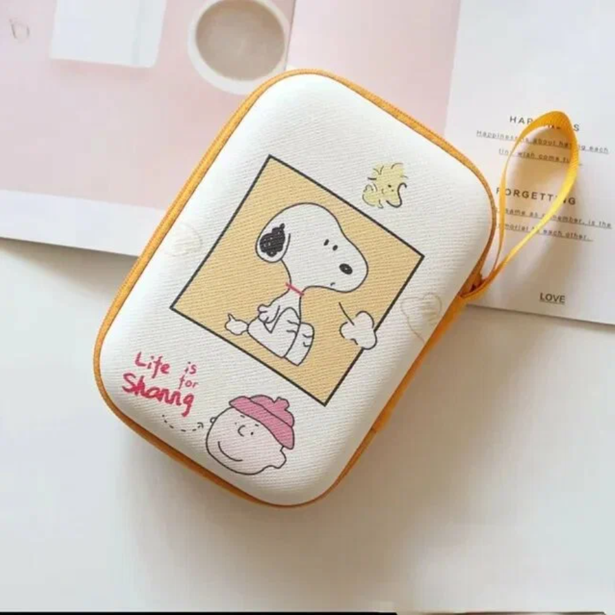 Сумка для хранения кабеля Miniso "Snoopy", унисекс, подарок на любой праздник
