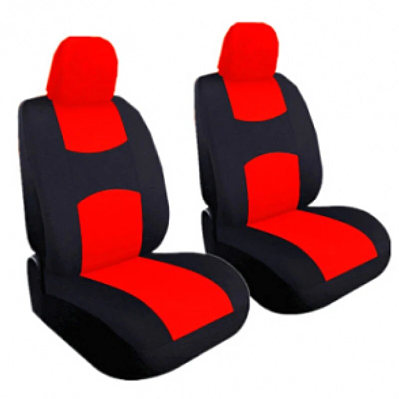 Чехол на автомобильное сиденье, тканевый, универсальный, неопреновый + поли, четырехсезонный, универсальный, несколько цветов для большинства автомобилей, грузовиков, внедорожников, Красный