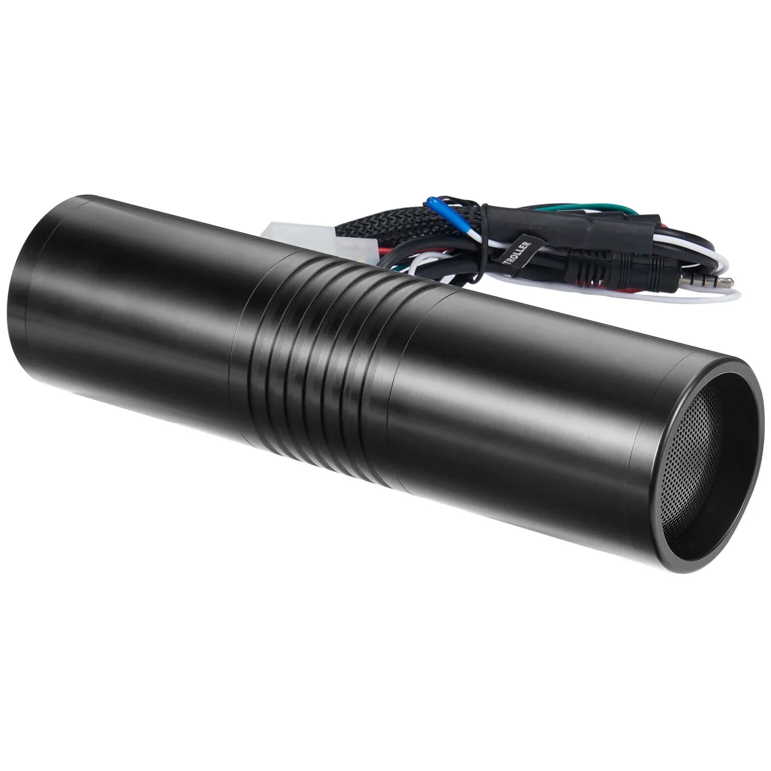 KEMIMOTO FM-радио, мотоциклетный динамик, универсальный стереодинамик для квадроциклов, звуковая панель, 0,7-1 дюйма, USB AUX, совместимый с Bluetooth, Черный