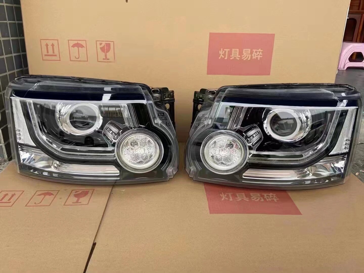 Для Land Rover Discovery 4 серии автомобильная система освещения автомобильные фары прямые продажи с фабрики автомобильные фары светодиодные фары